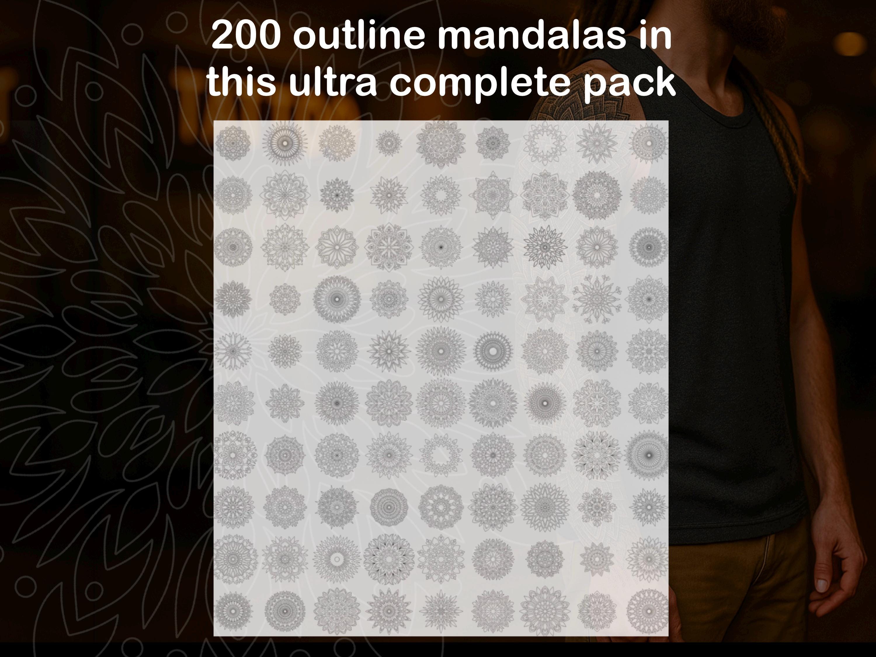 Procreate Mandala Dotwork Tattoo Brush Set Photoshop ABR PDF PNG - Etsy