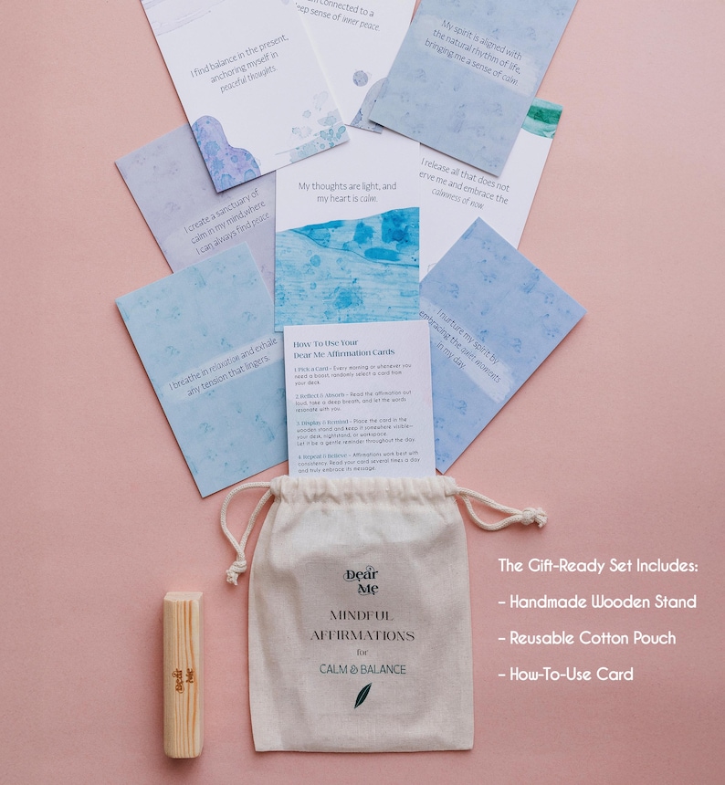 Calmness Gift Set - Self Care Kit for Stress Relief & Relaxation ...