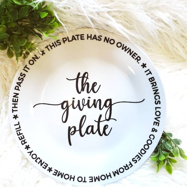 Giving Plate - Etsy