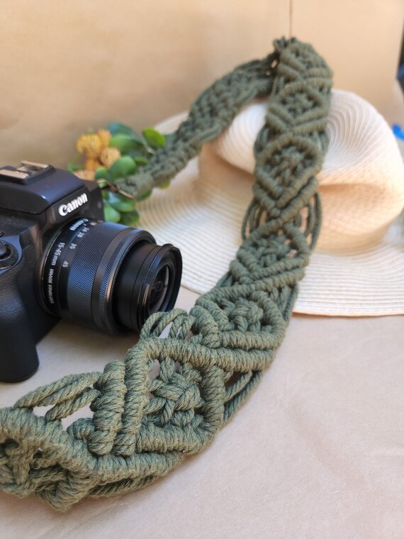 Macrame Camera Strap Macrame Photography Accessory Boho - Etsy