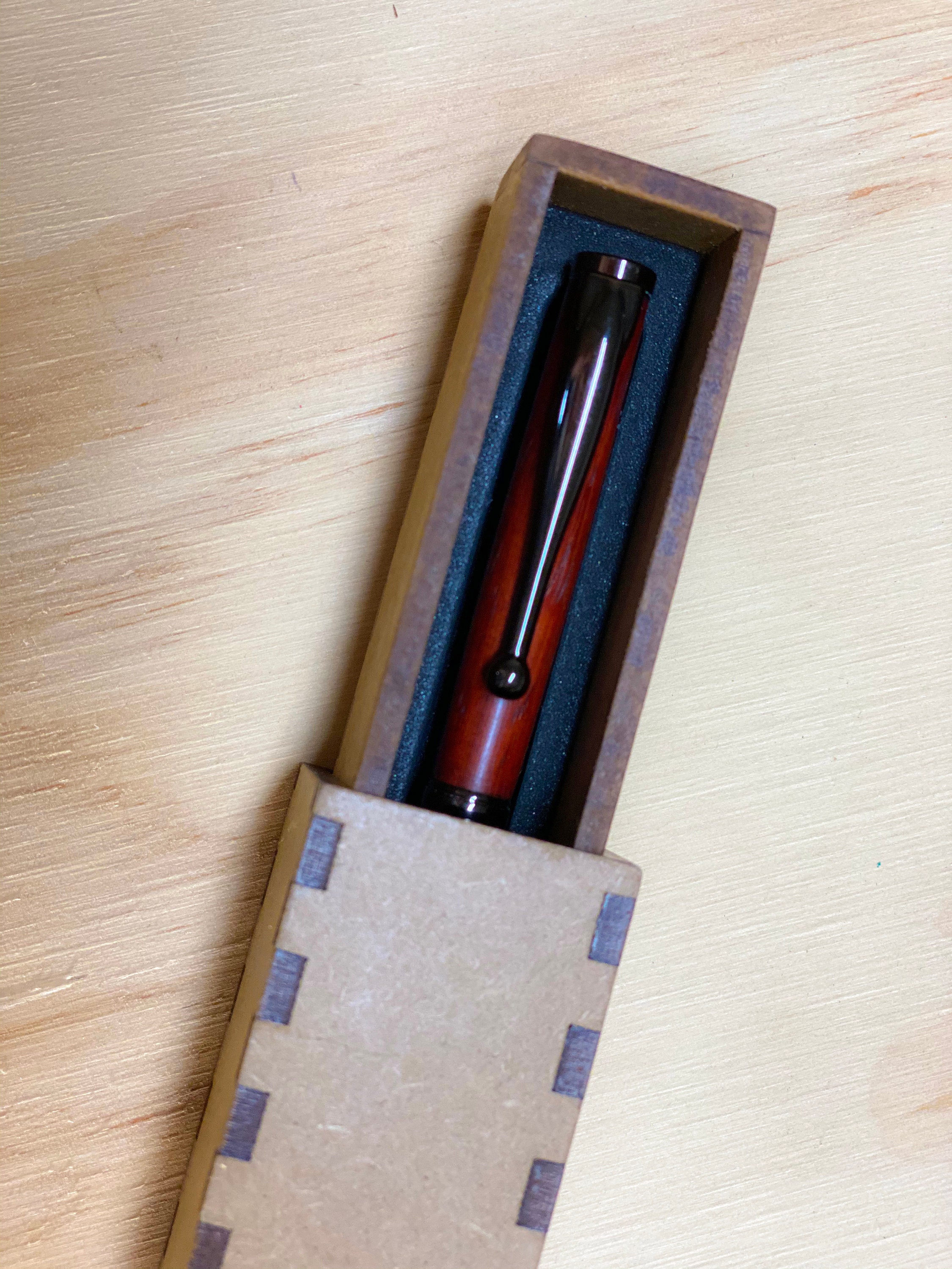 Wooden Sliding Pen Case Vector for CNC Svg Vector File, Vector Cut File ...