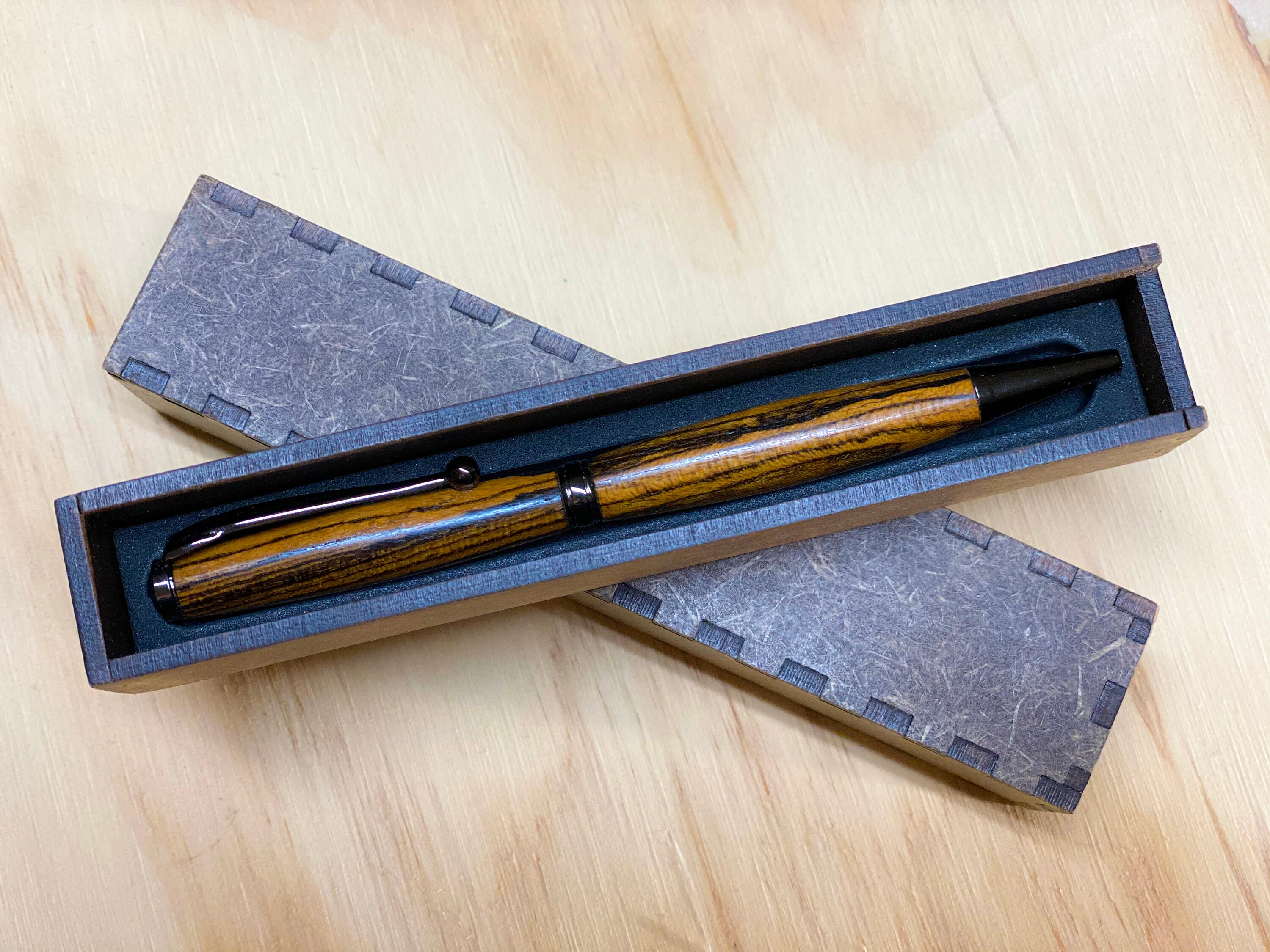 Wooden Sliding Pen Case Vector for CNC Svg Vector File, Vector Cut File ...