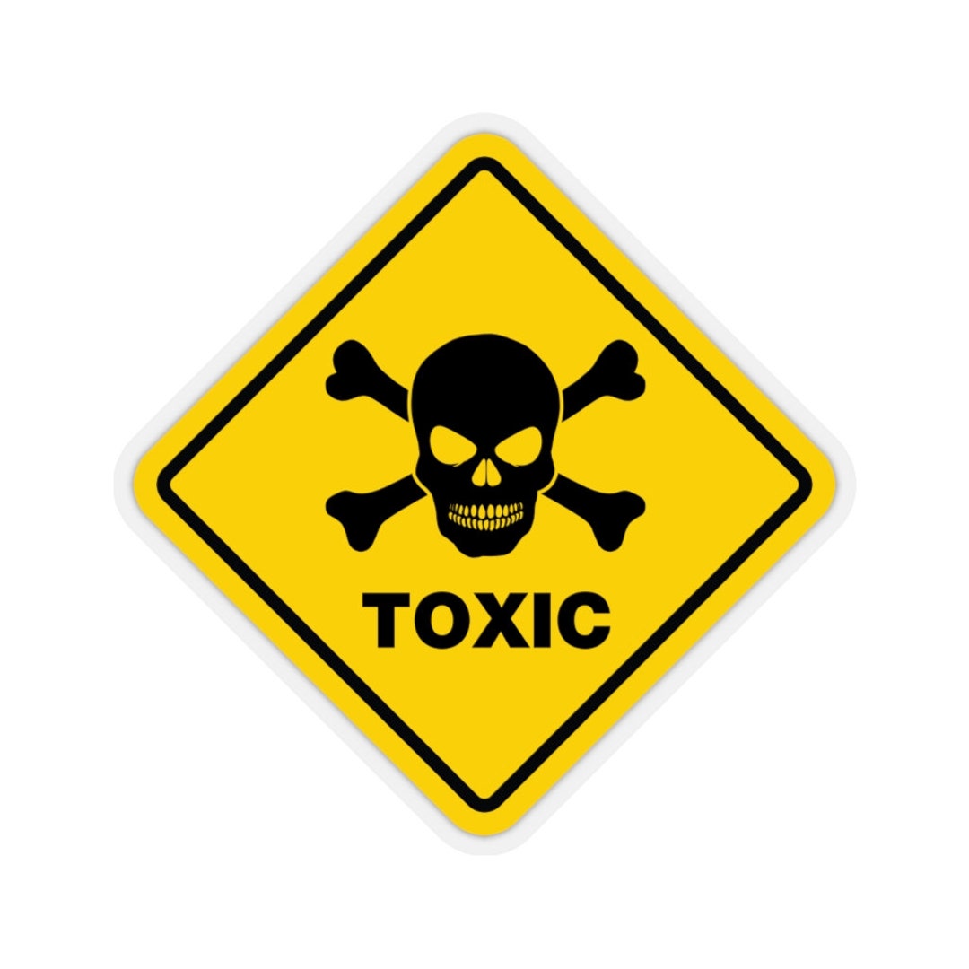 TOXIC Stickers - Etsy