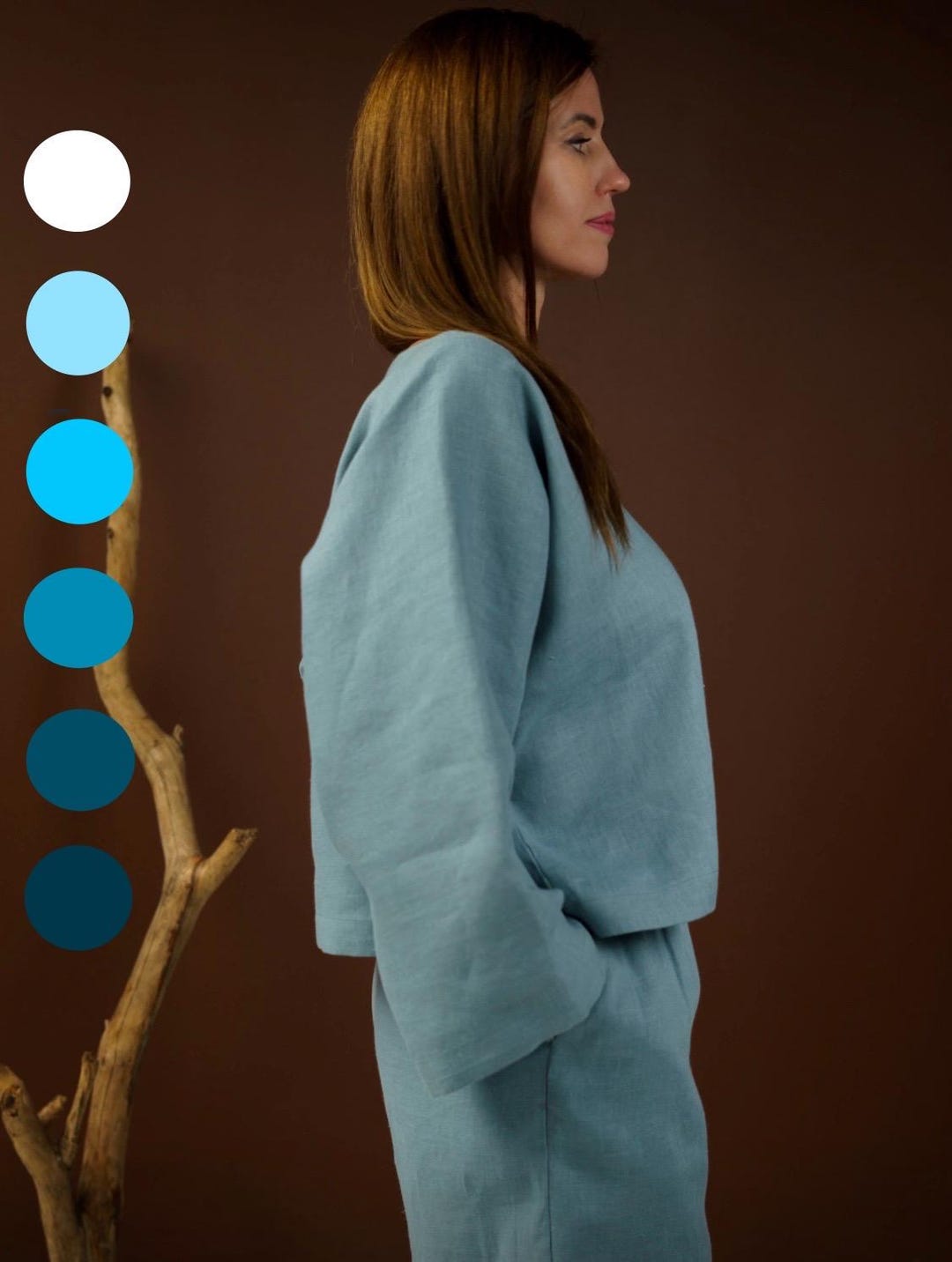 Nursing Pyjama, Linen Pajama, Linenwear Set, Linen Nightwear, Linen ...