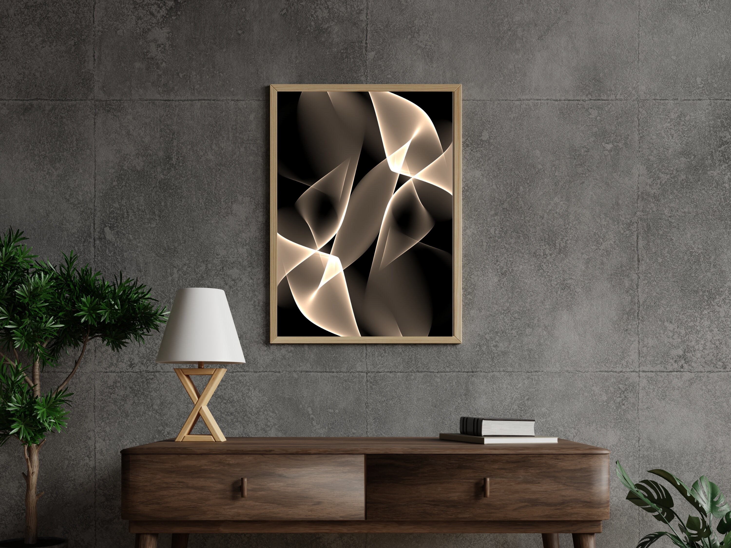Geometric Wall Designs, Golden Wall Art, Digital Wall Art, Neutral ...