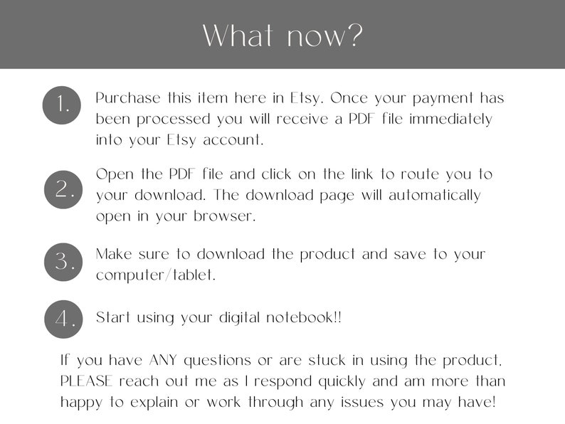 Minimalist Portrait Digital Notebook, Noteshelf, Goodnotes 5, 12 Tab ...