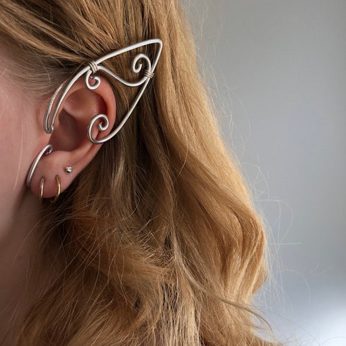 Wire Elf Ears Ear Cuffs Pair Ear Wraps Pixie Fairy - Etsy