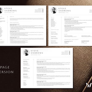 Horizontal Resume Format Word, Professional Landscape Resume Design ...