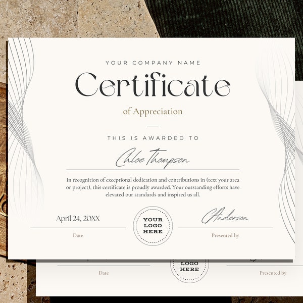Guest Speaker Appreciation Certificate - Etsy