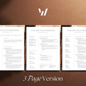 Resume and Cover Letter Template Word & Pages, Perfect Resume Template ...