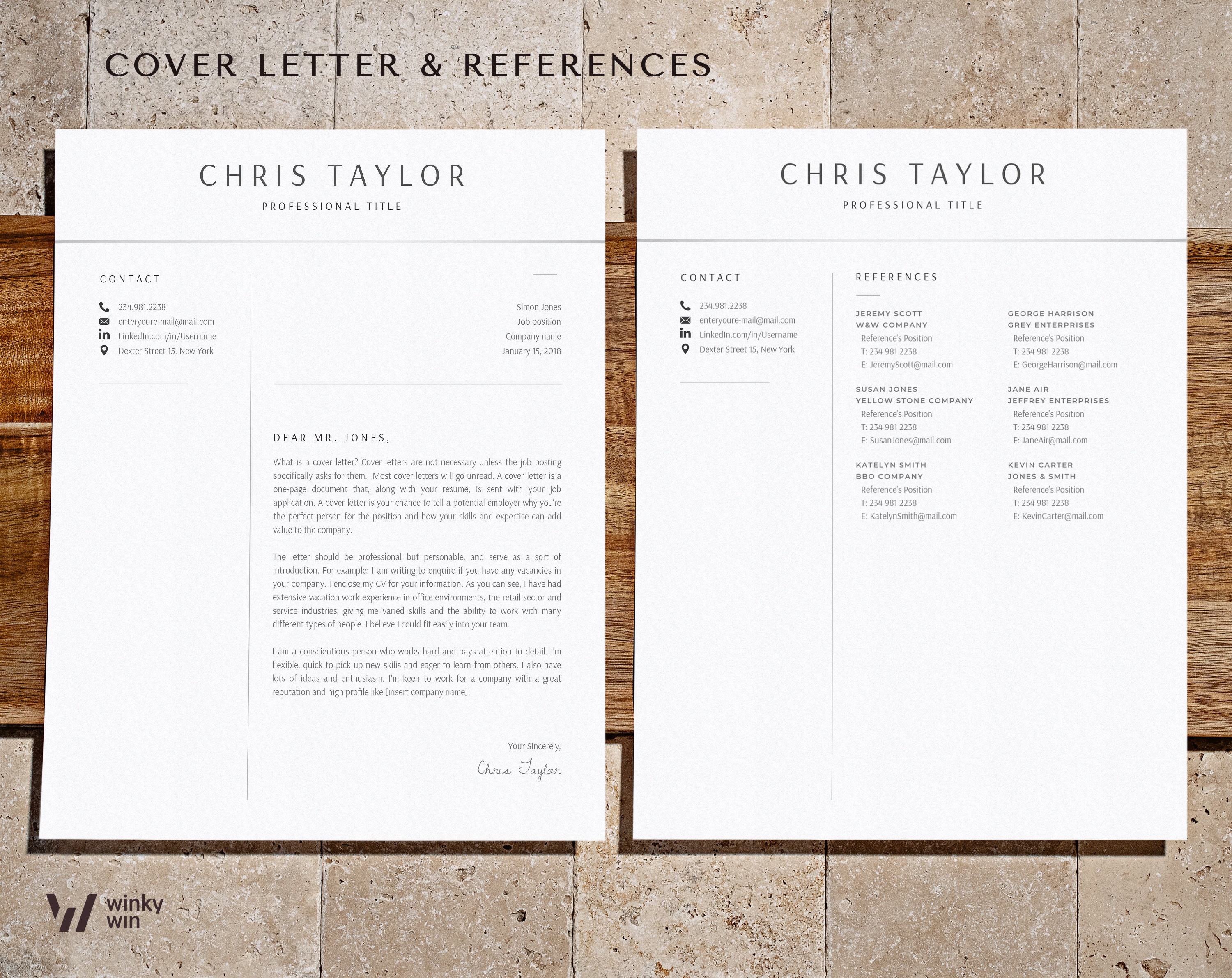 Curriculum Vitae Template, Simple Resume Templates Word | Executive ...