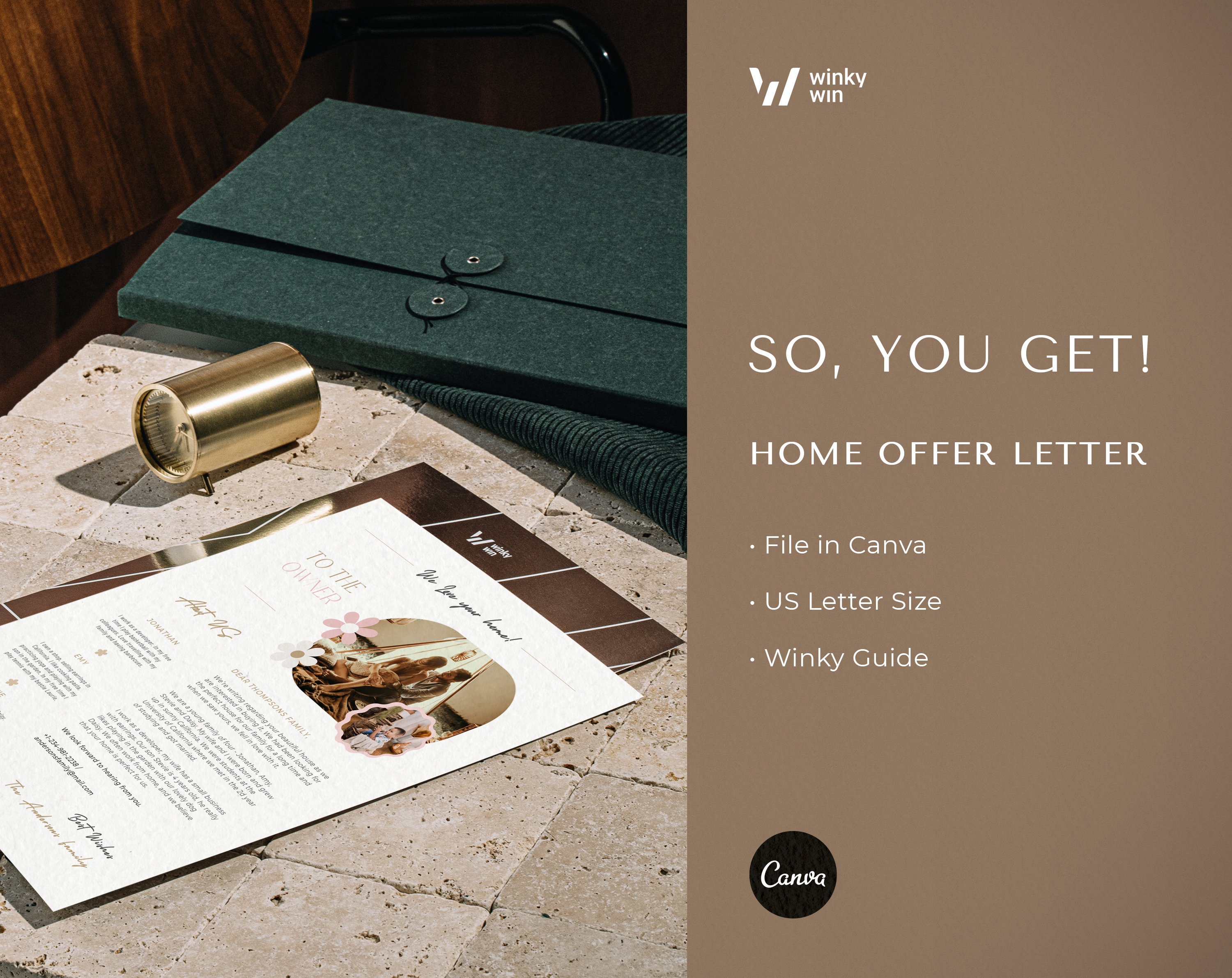Real Estate Love Letter to Seller for House Offer, Cute Floral Home ...