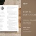 Modern Black and White Resume Template Photo, Clean Resume Cv Template ...