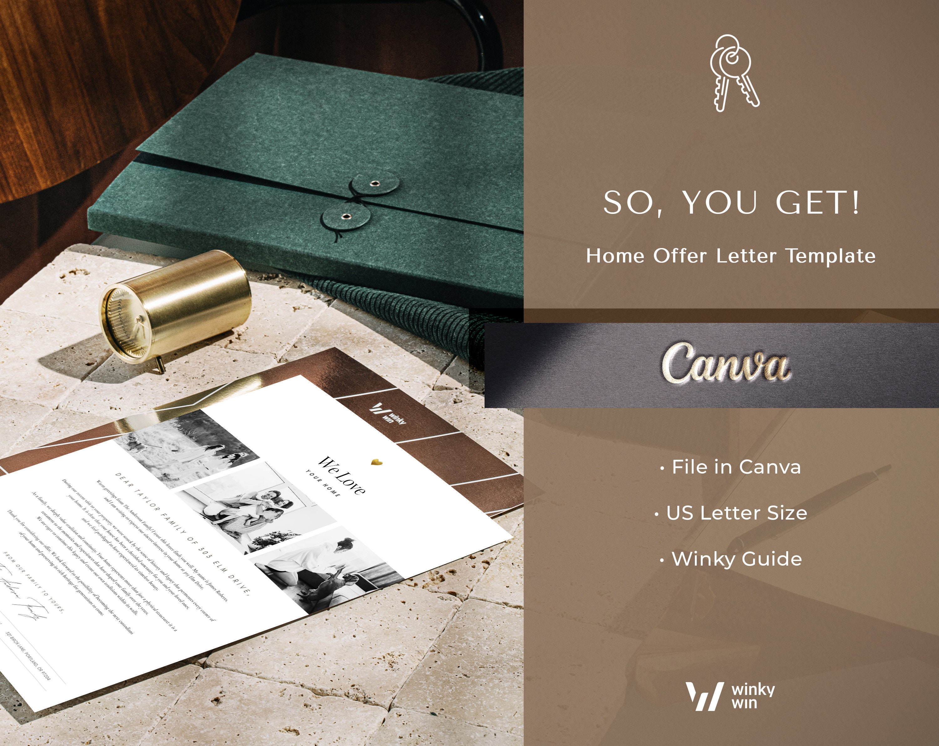 Minimal House Offer Letter Template - Editable Home Offer Letter to ...