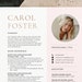 Rose Gold Resume Template Canva, Creative Pink Bronze Cv Template Canva ...