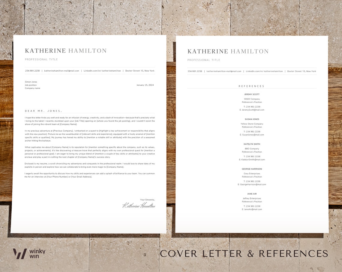 Executive Resume Template Ats Friendly, Professional ATS Resume ...