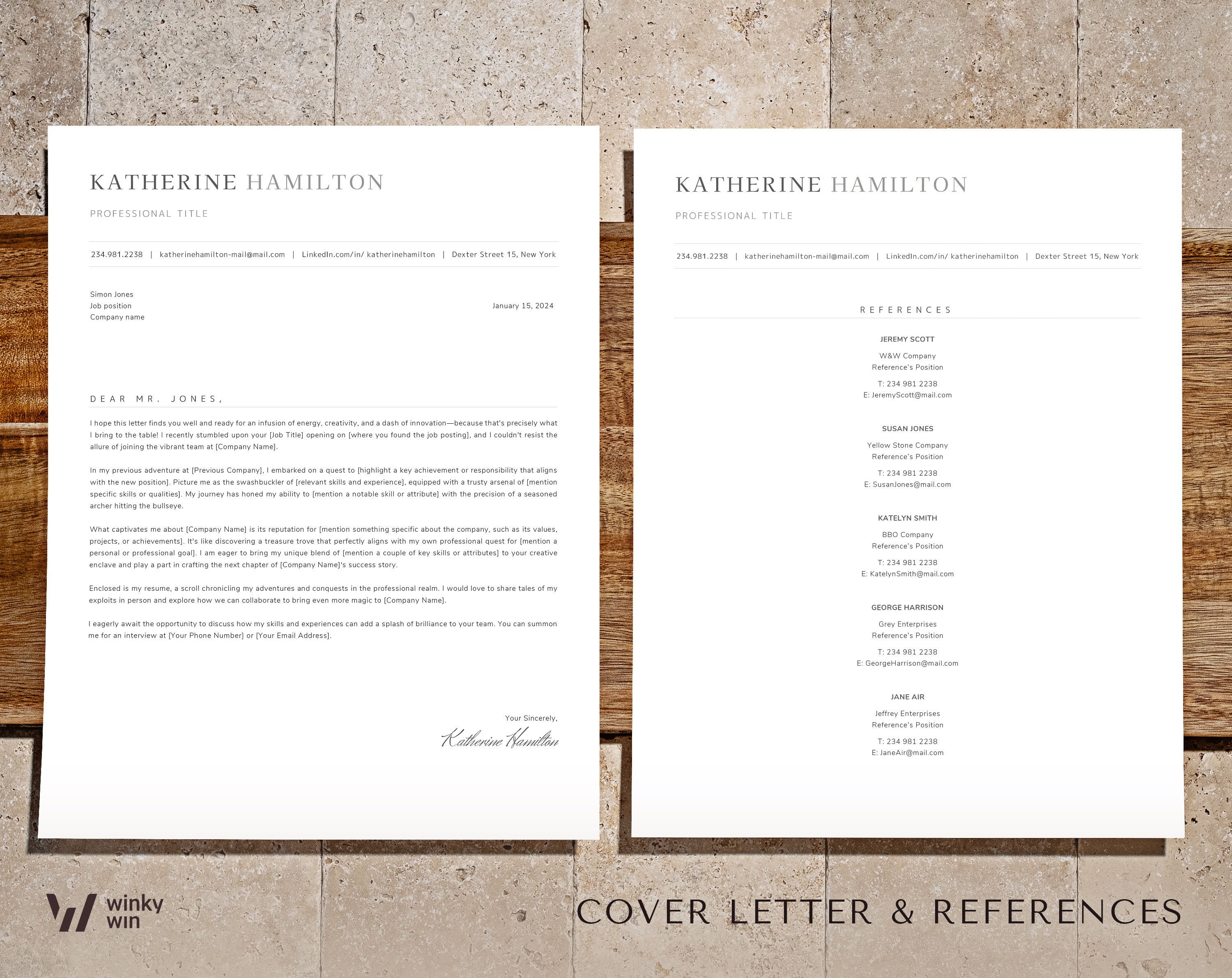 Executive Resume Template Ats Friendly, Professional ATS Resume ...