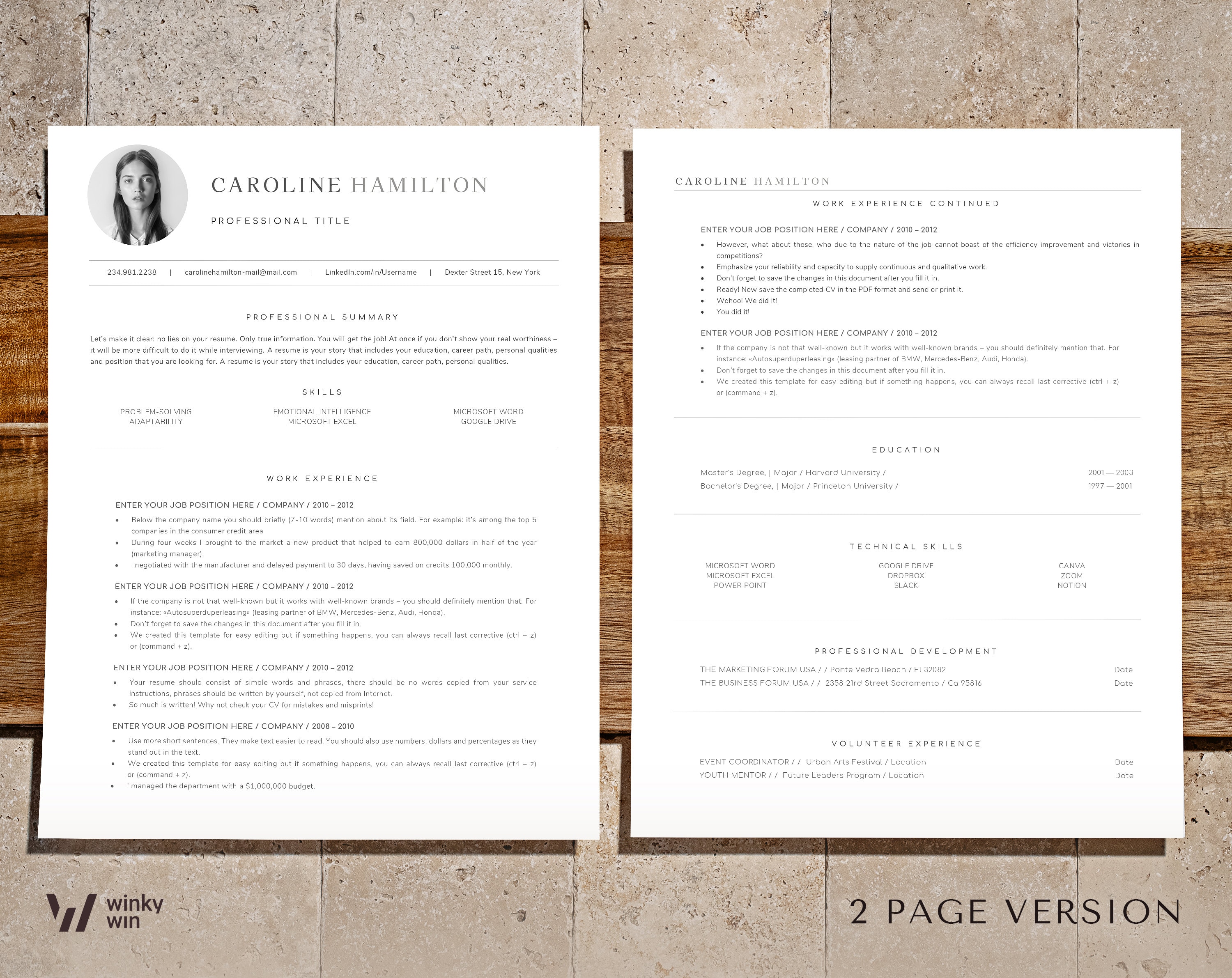 Plantilla de CV ATS, plantilla de CV compatible con ATS para Google ...