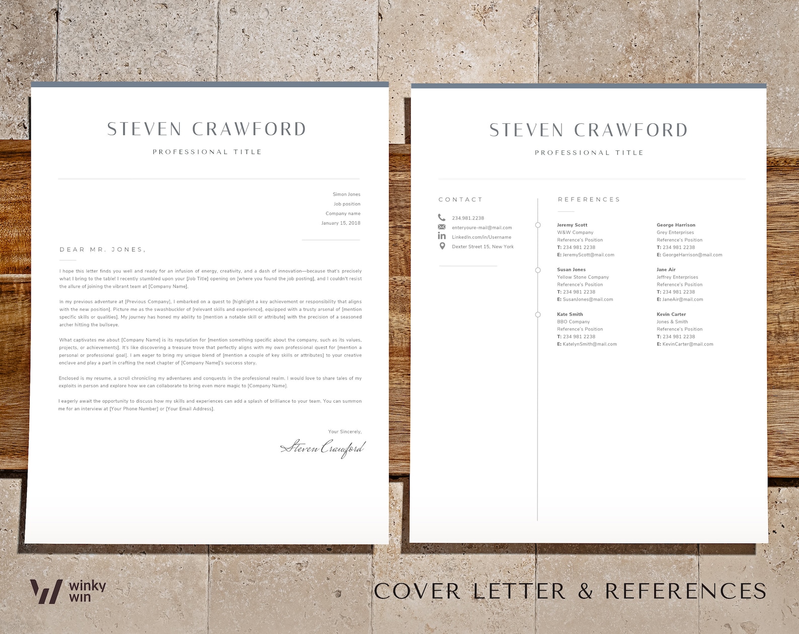Curriculum Vitae Template, Executive Resume Template, Cv Template Word ...