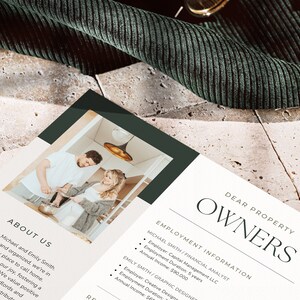 Tenant Resume Template - Rental Application CV, Creative Rental Cover ...