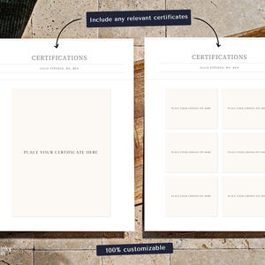 Nursing Portfolio Template, Nurse Portfolio for Word + Mac Pages, Cover ...
