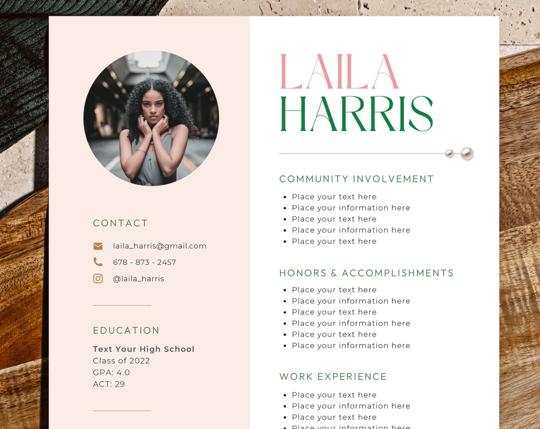 Resume for Alpha Kappa Alpha Sorority Resume Template, Sorority Rush ...