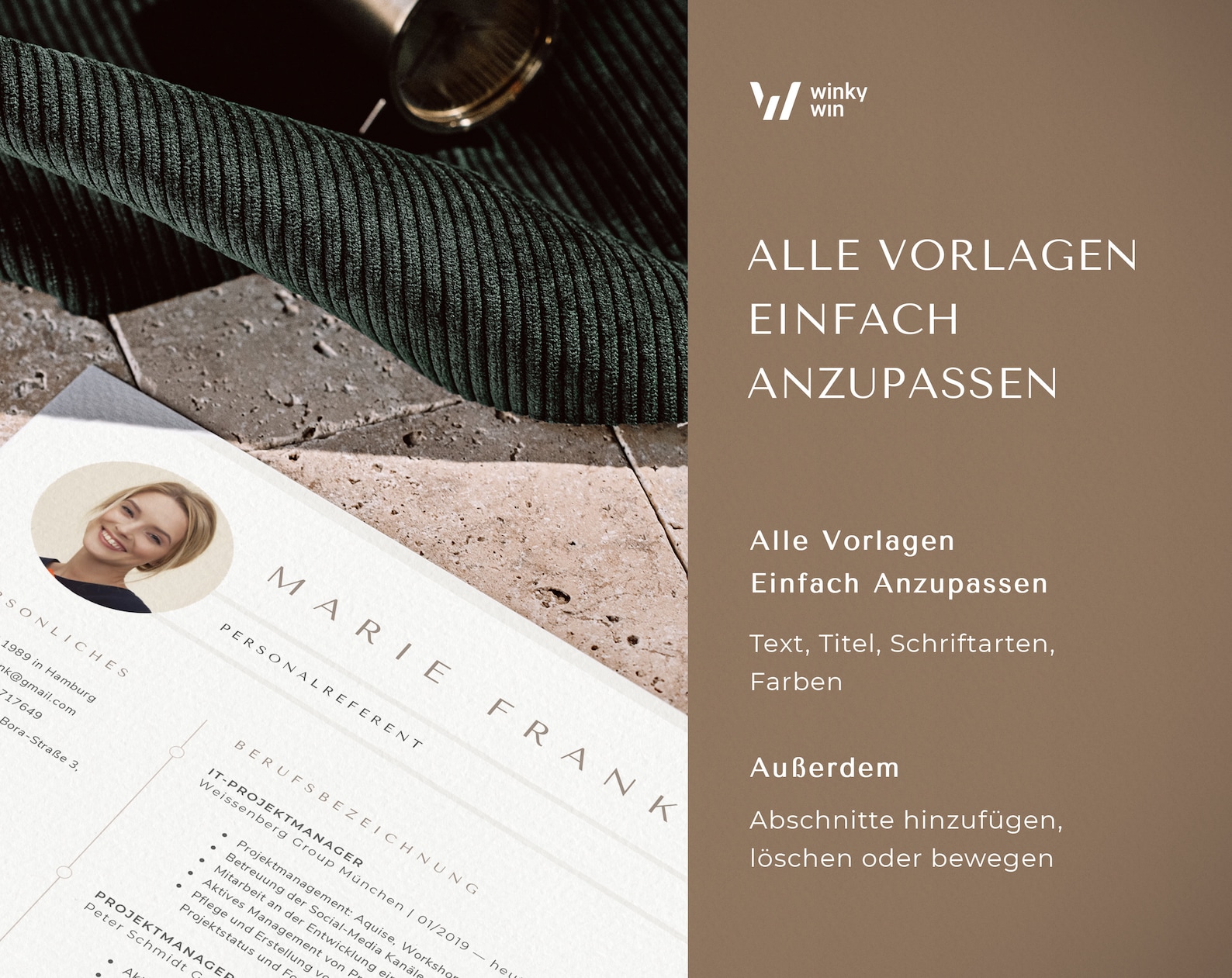 Bewerbung Bewerbungsvorlagen Lebenslauf Vorlage Word Mac - Etsy