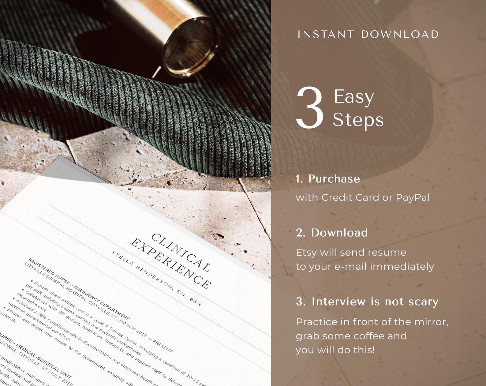 Nurse Portfolio Template, Professional Nursing Portfolio for RN, LPN ...