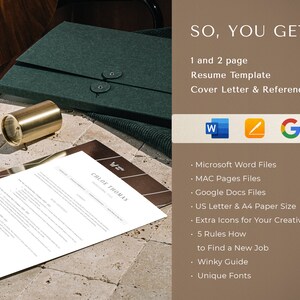 Clean Resume Template ATS Friendly Cv Template, Standard Ats Approved ...