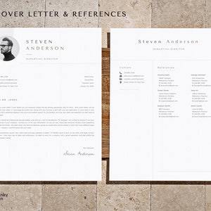 Conservative Resume With Image, Strong Resume for Men, Cv Template With ...