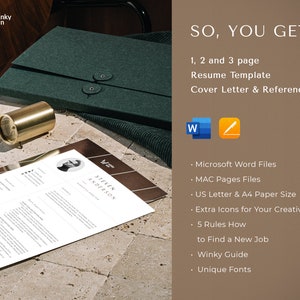 Conservative Resume With Image, Strong Resume for Men, Cv Template With ...