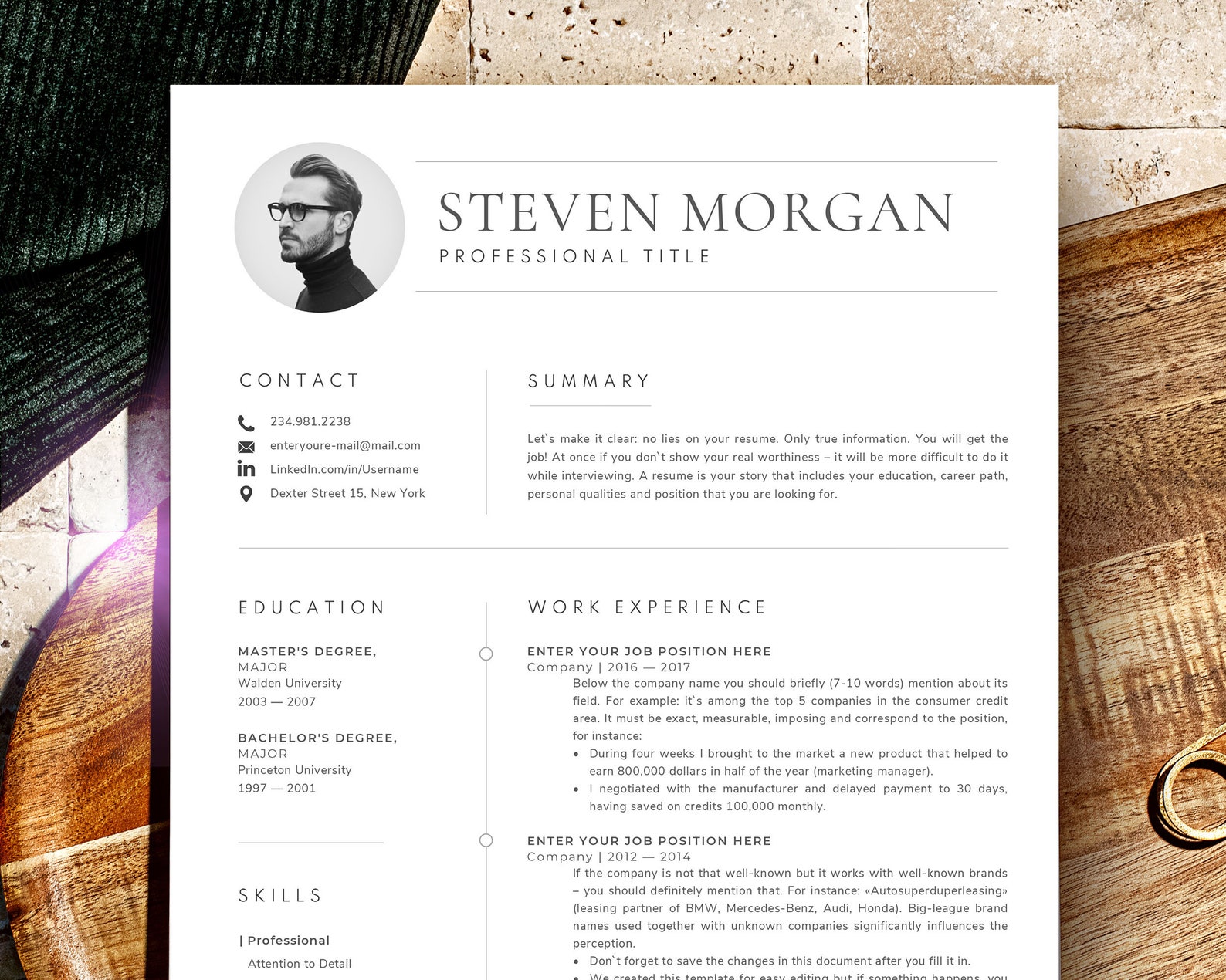 Chief Executive Officer Resume Template, Principal Resume, Cv Template ...