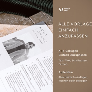 Bewerbungsvorlagen Deutsch, Tabellarischer Stepstone Lebenslauf Vorlage ...