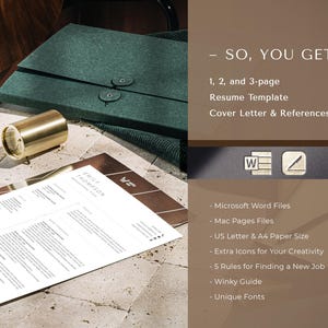 Resume and Cover Letter Template Free References Page, Cv Template ...