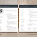 Men's Resume Template male Cv Template, Minimalist Curriculum Vitae ...