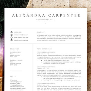Basic Resume Template Traditional, Classic Resume Layout Classy Cv ...