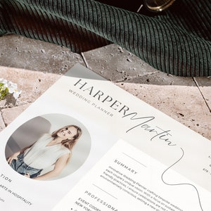 Wedding Planner Resume Template, Wedding Event Planner Resume Cv ...