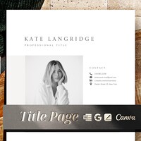 Resume Cover Letter - Etsy