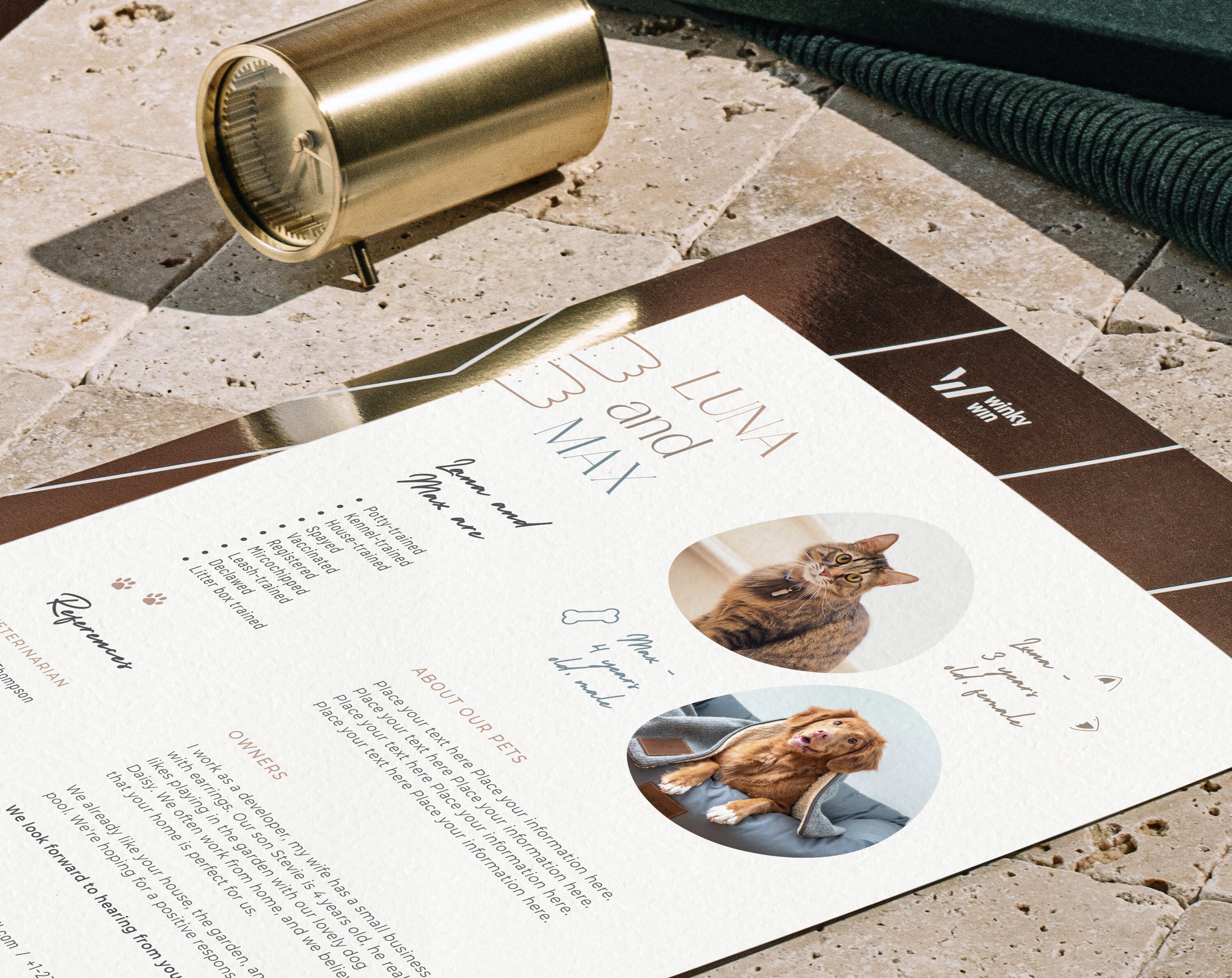 Pet Profiles & Bios for Adoption Ads, Pet Resume for Your Rental ...