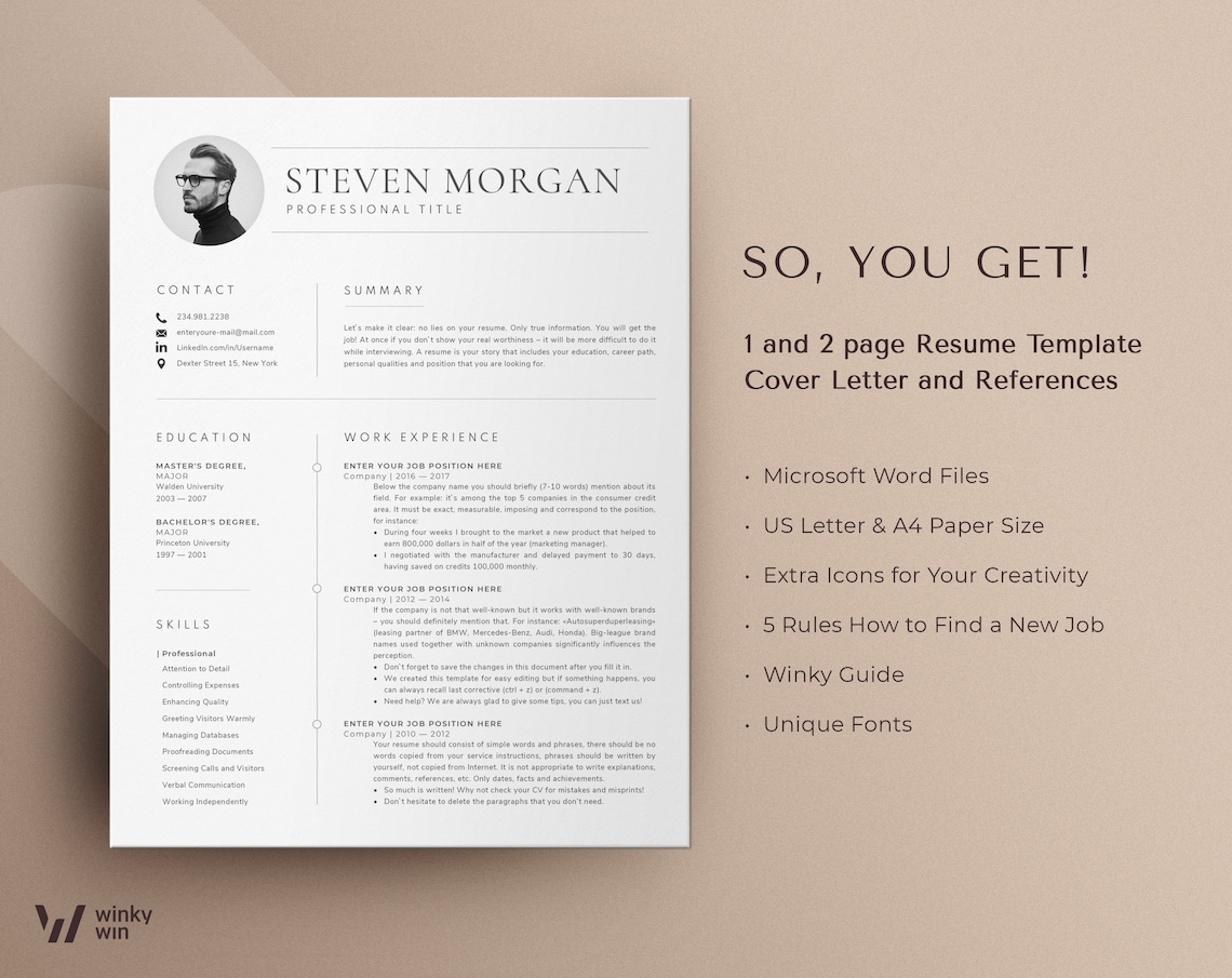 Chief Executive Officer Resume Template, Principal Resume, Cv Template ...