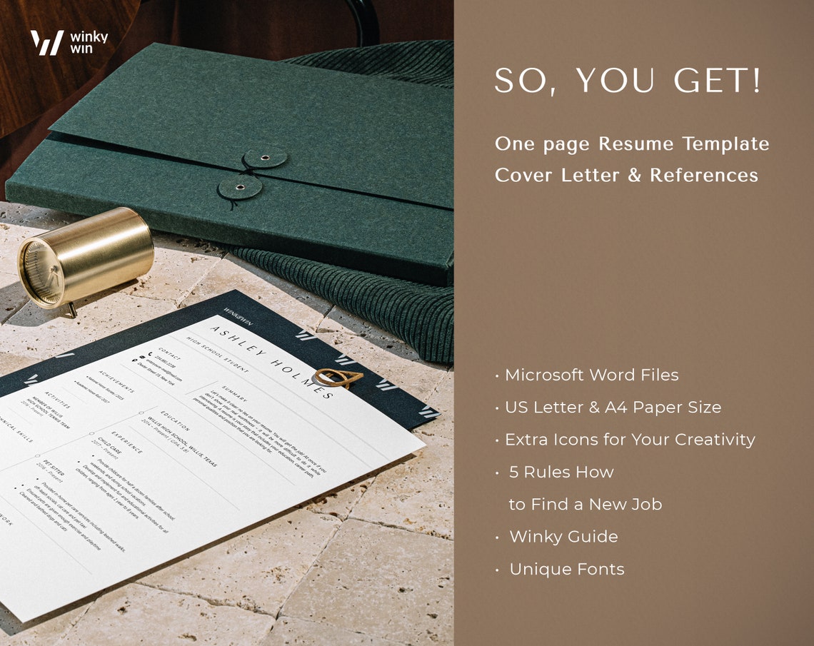 Collage Resume Template Student, High School Student Resume With No ...