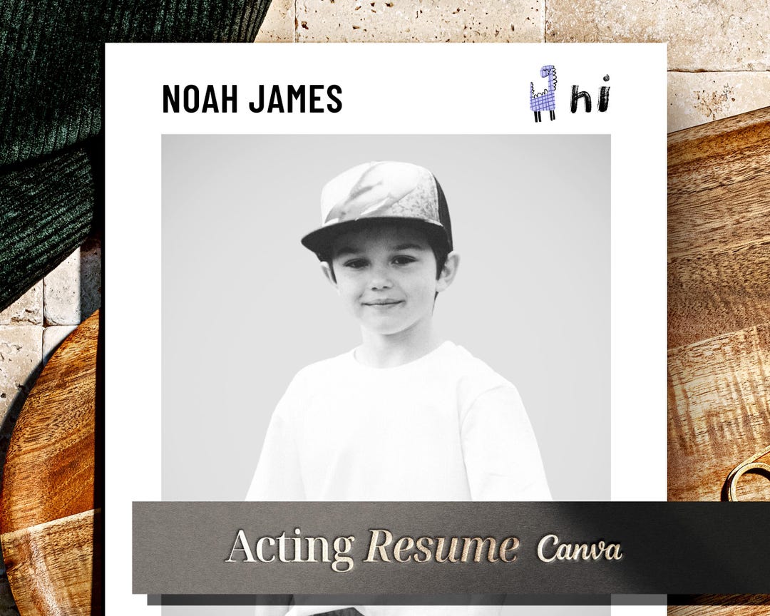 Beginner Child Actor Resume Template With No Experience, Entry Level ...