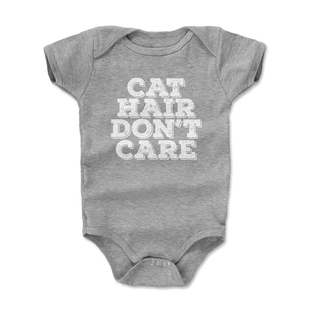 Funny Cat Kids Baby Romper Cats Animals Cat Hair Don't Care WHT - Etsy