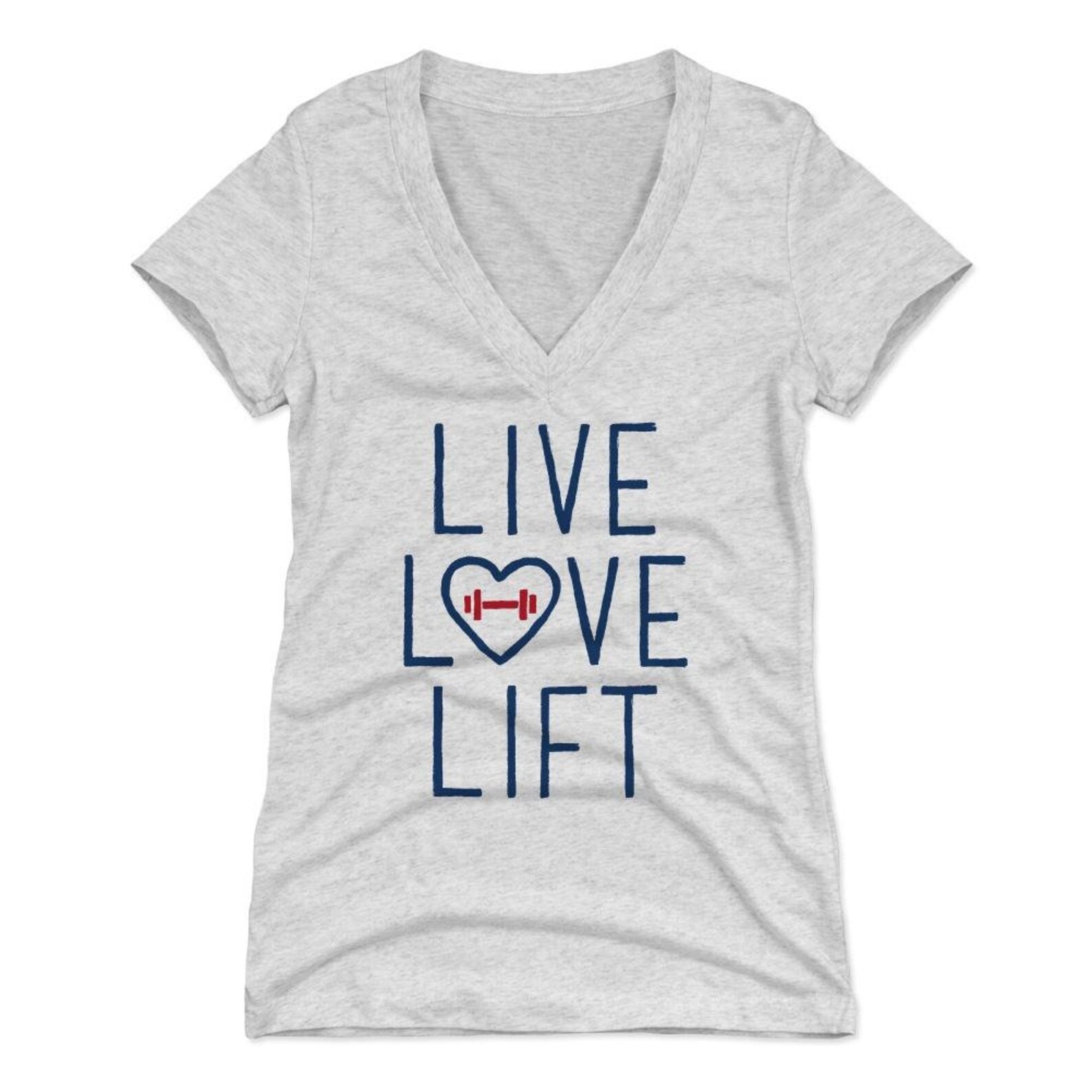 Workout Women's V-neck T-shirt Training Fitness Live - Etsy