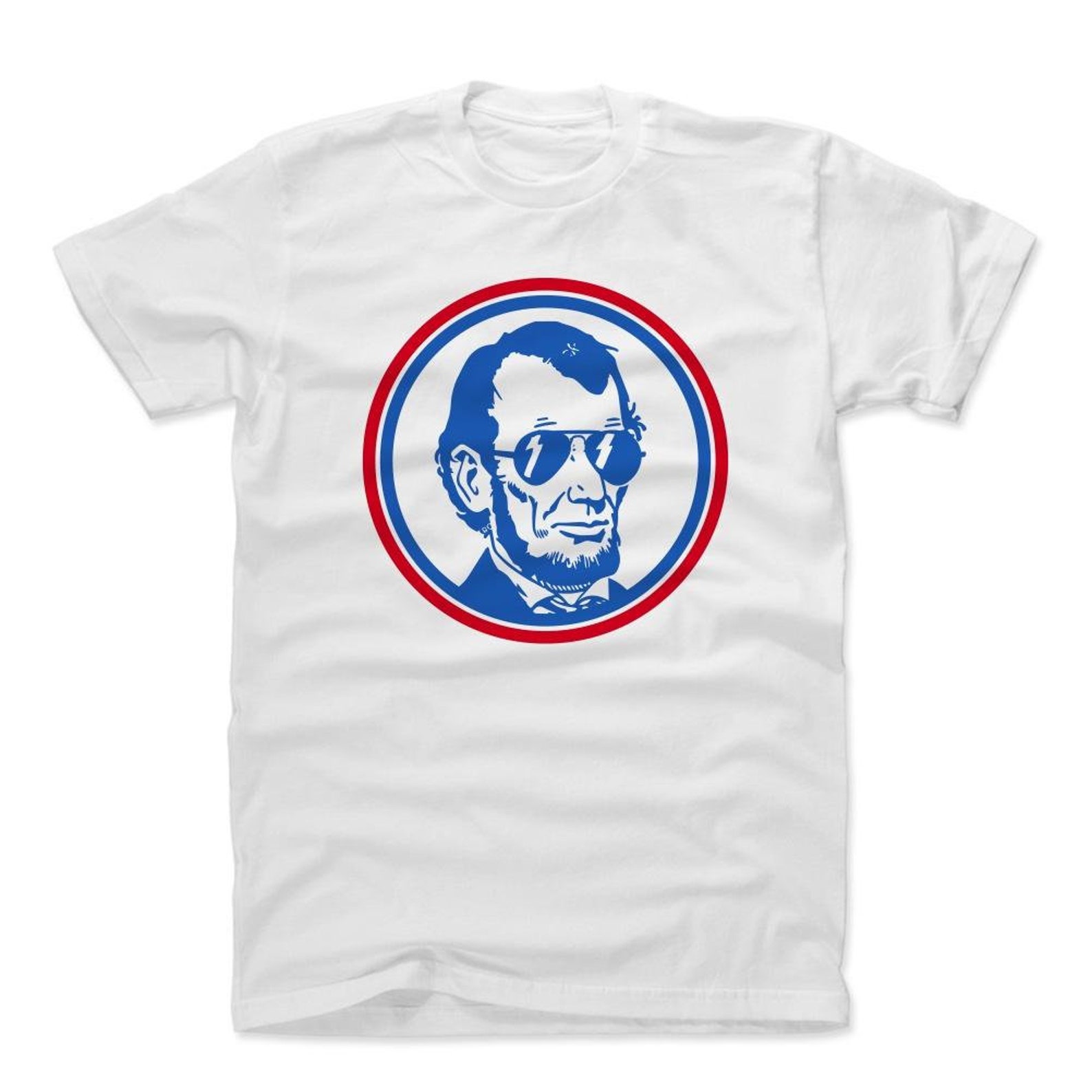 Abraham Lincoln Men's Cotton T-shirt Usa Usa Cool | Etsy