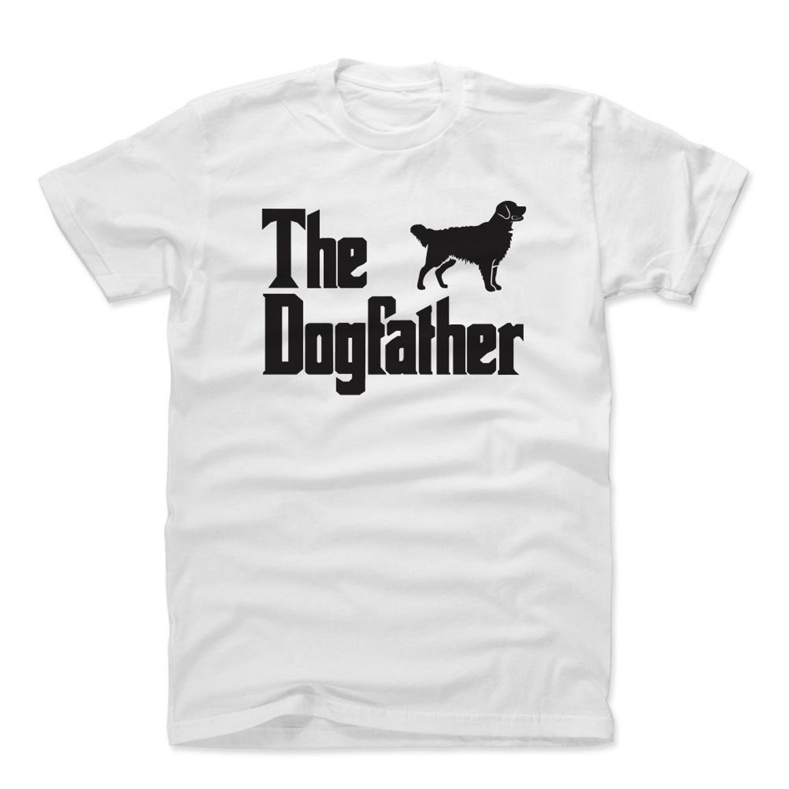 Dog Men's Cotton T-Shirt Dogs Animals The Dogfather Logo | Etsy