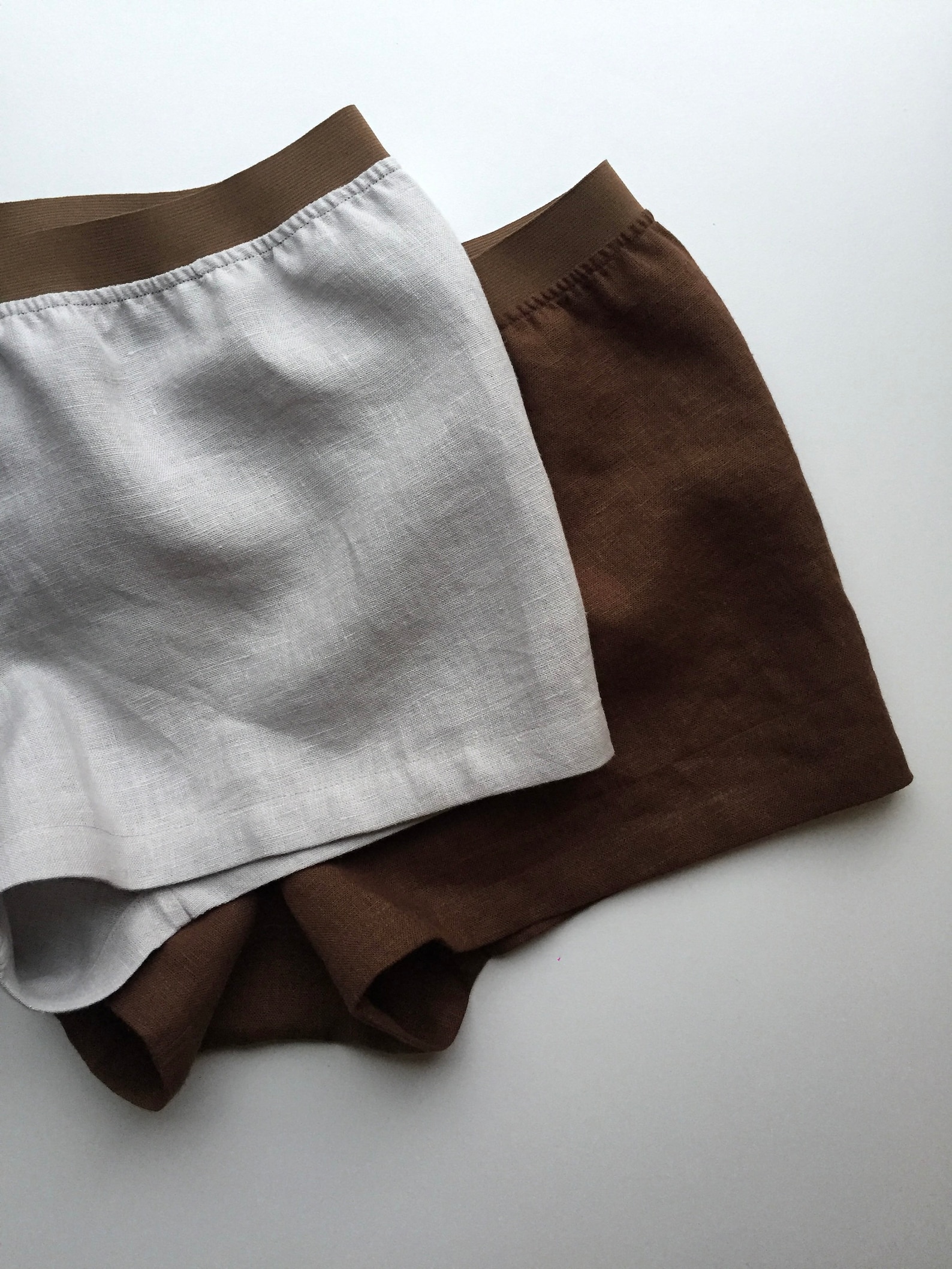 100 % Linen Underwear Men Shorts Linen Boxers - Etsy