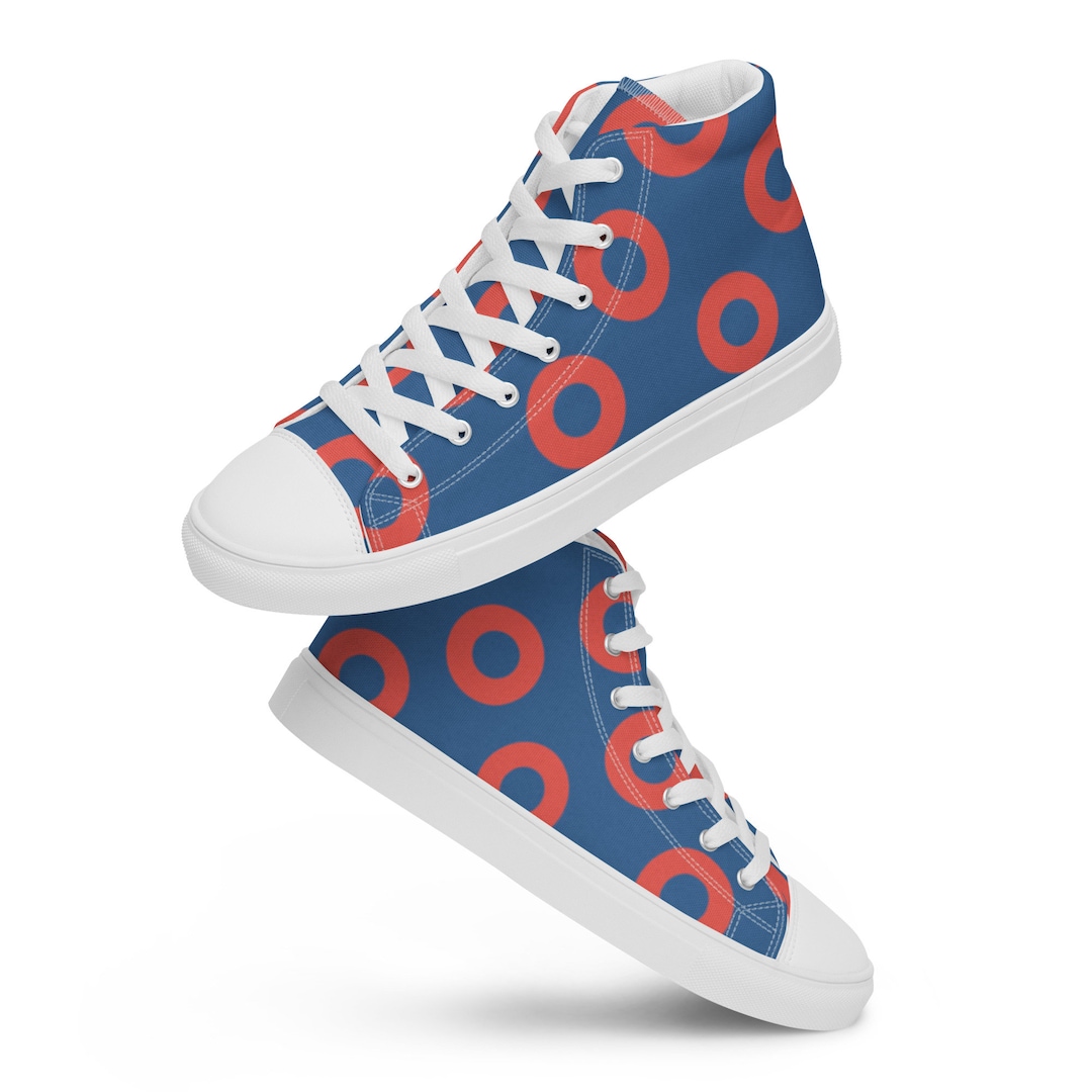 Phish / Fishman Donuts / Men’s High Top Canvas Shoes - Etsy