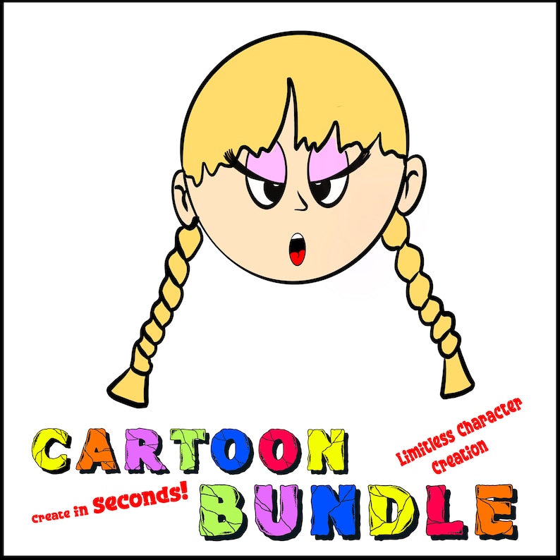 Procreate Cartoon Bundle Procreate Cartoon Brushes Procreate - Etsy