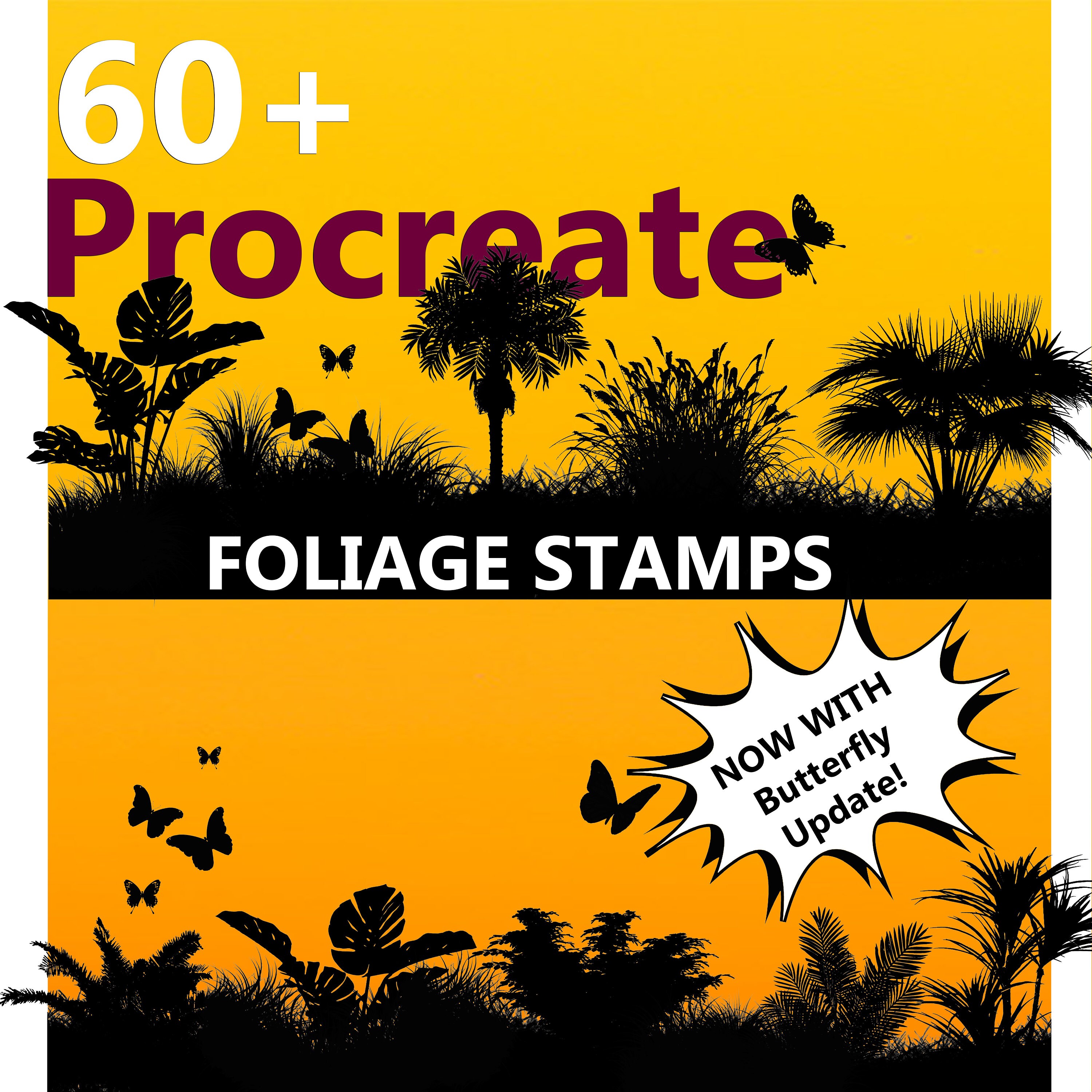 Procreate Bundle Procreate Tree Brushes Procreate Bushes - Etsy